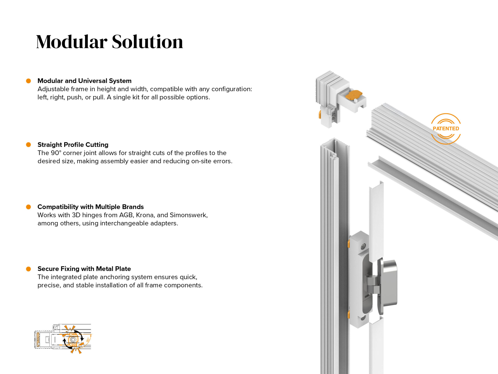 Dawson Moor Line+ Timber Flush Fitting Modular Single Swing Door Kit ...